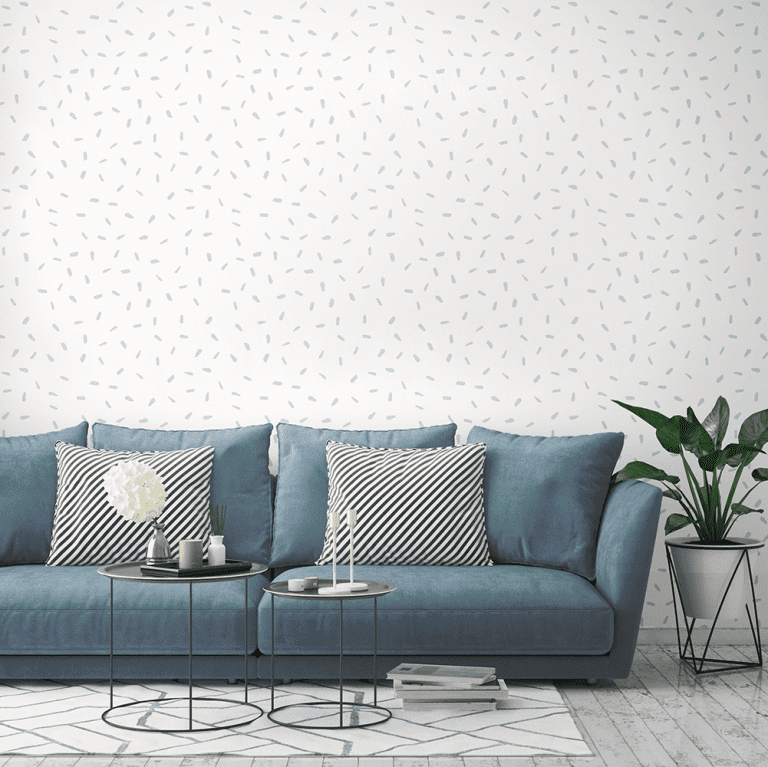 Dash – Smoke - Wallpaper - Mint Art Co