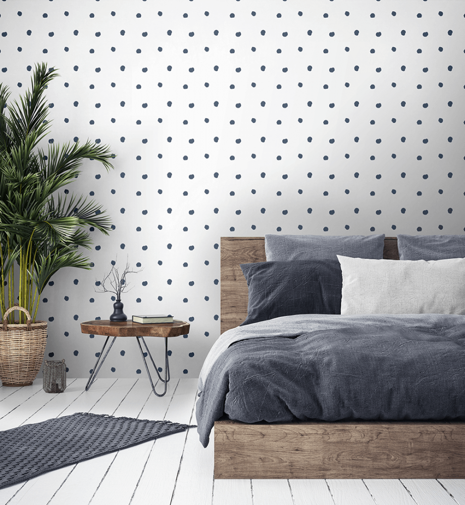 Splotch – Ink – Wallpaper - Mint Art Co