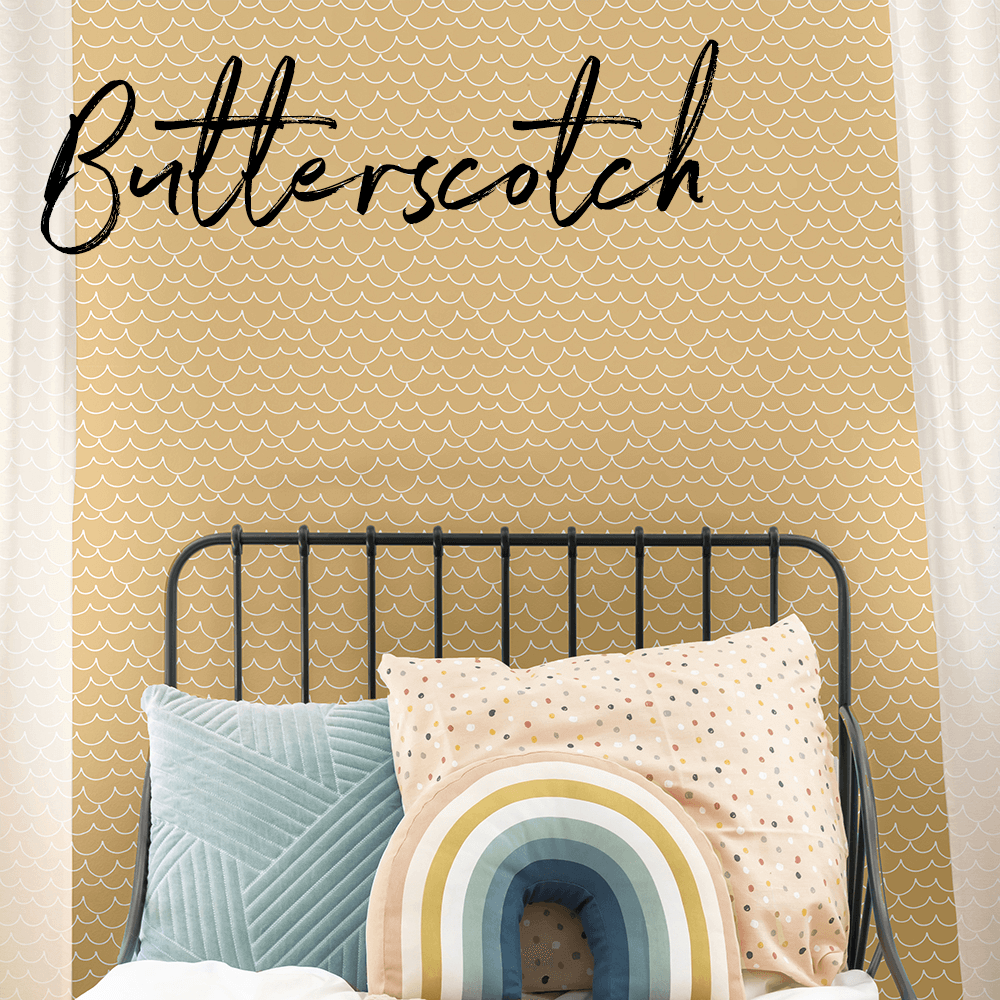 Scallops Inverted – Blush - Wallpaper - Mint Art Co