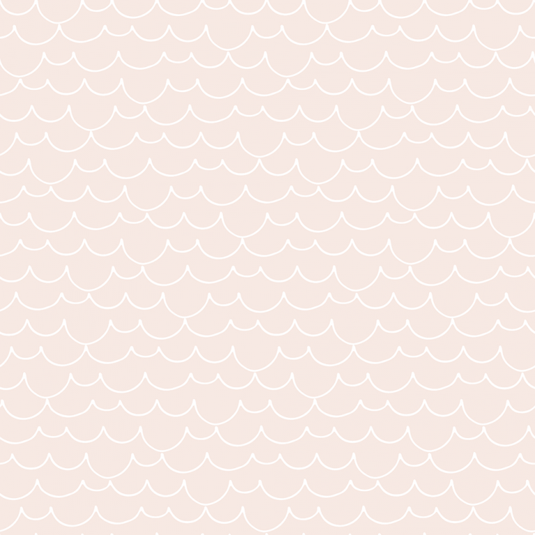 Scallops Inverted – Blush - Wallpaper - Mint Art Co