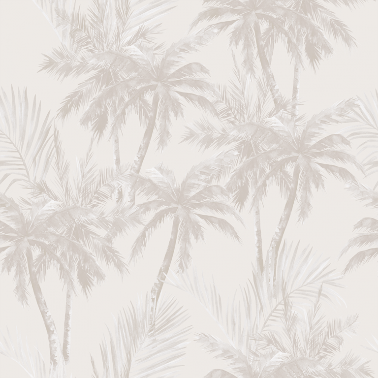 Pebble Cove Palms – Wallpaper - Mint Art Co